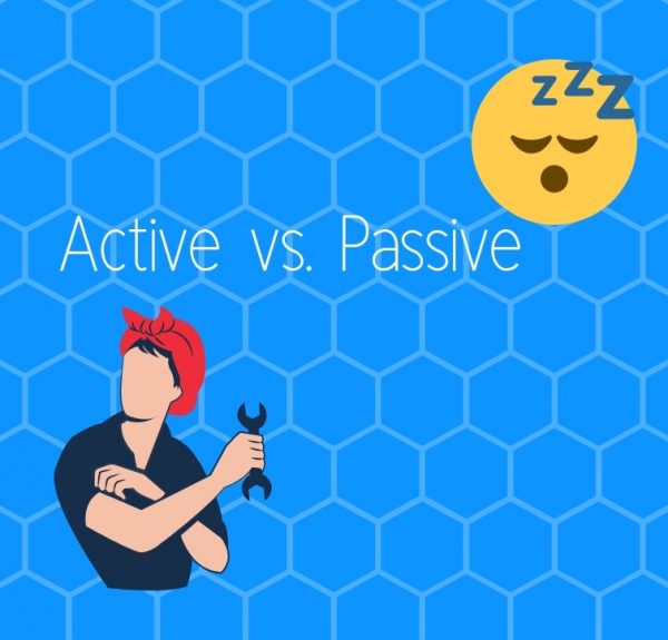 Active and passive voice in sentences (past simple, past continuous ...